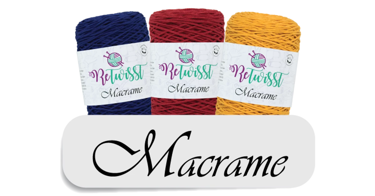 ReTwisst makramé zsinórfonalak - ReTwisst fonalak